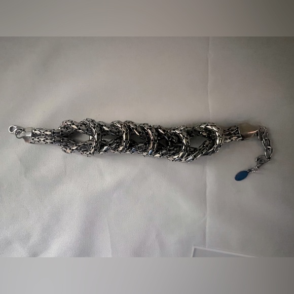 Jewelry | New Black Gunner Color Chain Link Bracelet | Poshmark